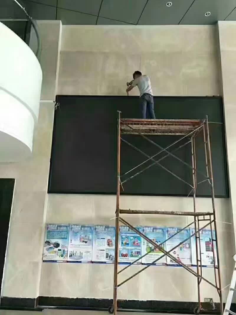 P3mm Indoor LED Screen on Building Entrance - Tepixel